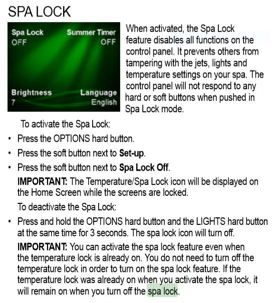 Hot Tub Tip Thursday: Spa Lock